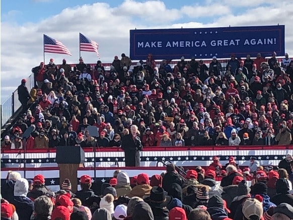 WATCH: President Trump holds rally in Green Bay - WTMJ