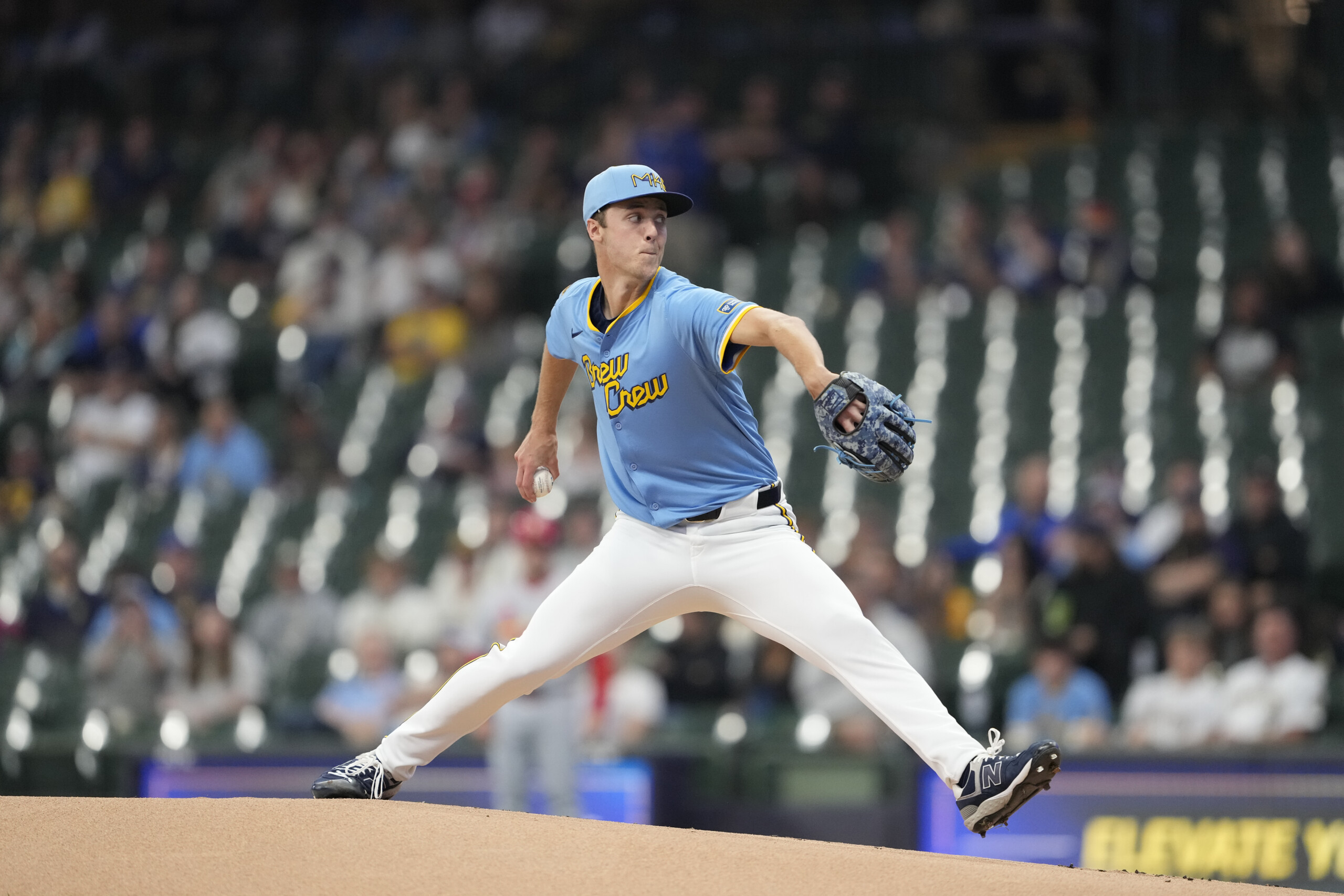 Misiorowski dominates before departing MLB debut with leg cramps as ...