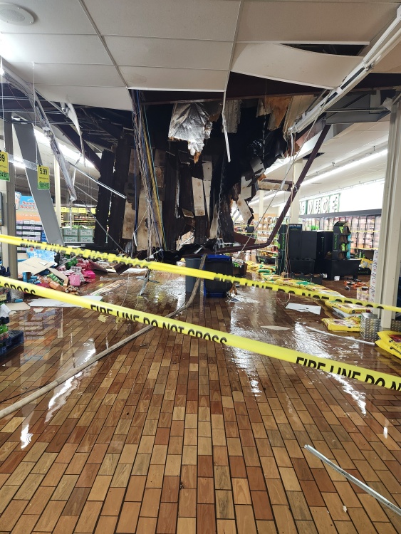 Accumulated storm water causes roof collapse at Madison Woodman's - WTMJ