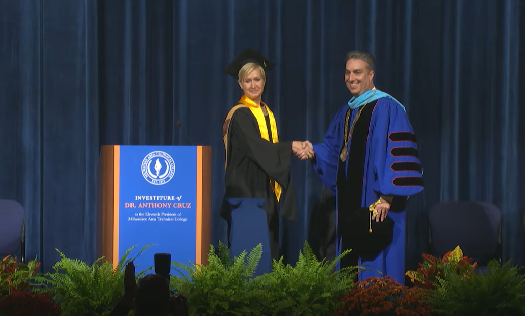 MATC inaugurates Dr. Anthony Cruz as its 11th president - WTMJ