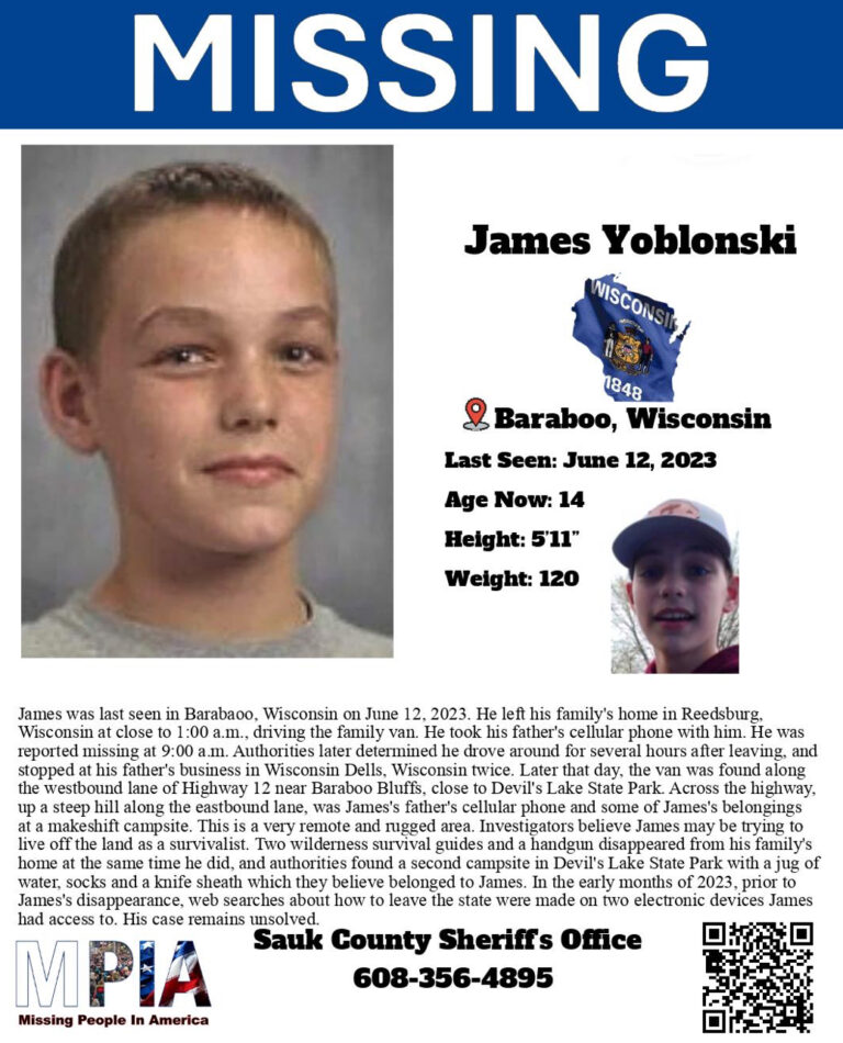 Still searching for missing James Yoblonski from Reedsburg - WTMJ