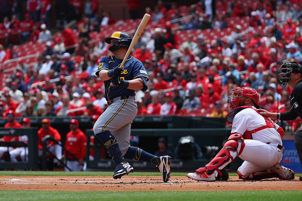Brewers cruise to 6-2 victory in St. Louis behind Vaughn's first inning ...