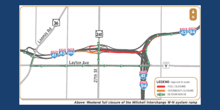 Weekend freeway construction update: Mitchell Interchange closure, 27th ...