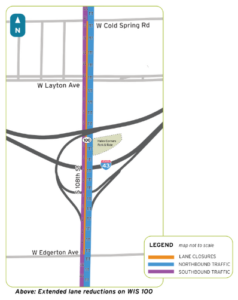 WisDOT: Highway 100 work continues near 894 Lincoln Avenue project - WTMJ
